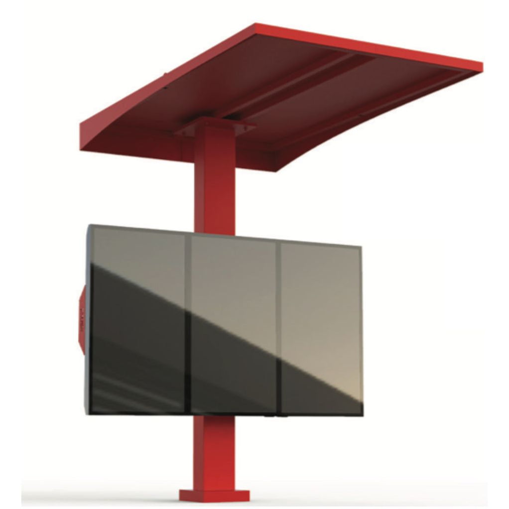 1x3 Drive Thru Enclosure with 9ft Canopy — Stream Signage